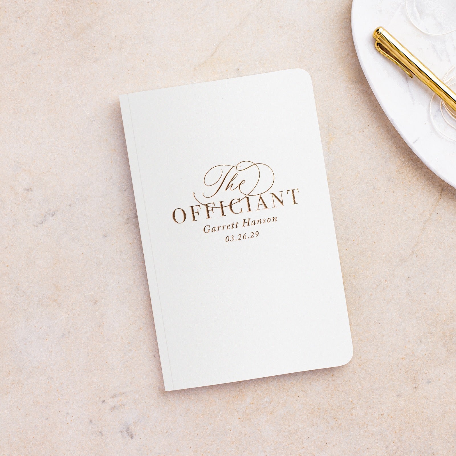 Delicate Elegance Officiant Book