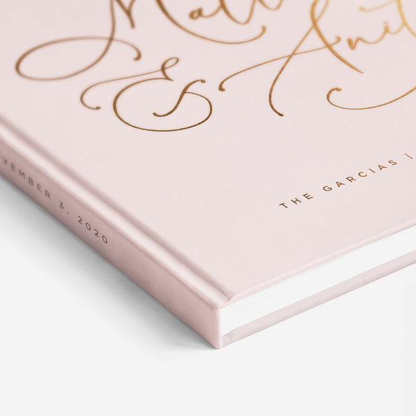 Swash Elegance Guest Book – Luna Paper Company